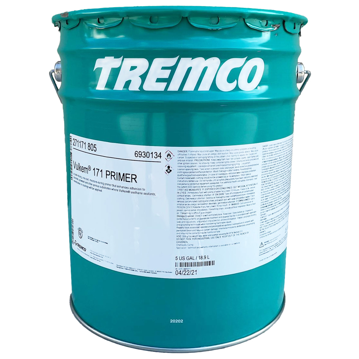 Tremco-Vulkem-171-Primer-5-Gallon-Pail – Sewell Hardware Co., Inc.
